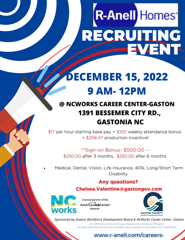 Gaston County Workforce Development Board – Gaston Workforce ...